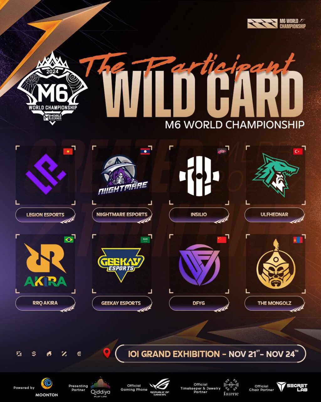 M6 Wild Card Teams Are All Set for Big Battles